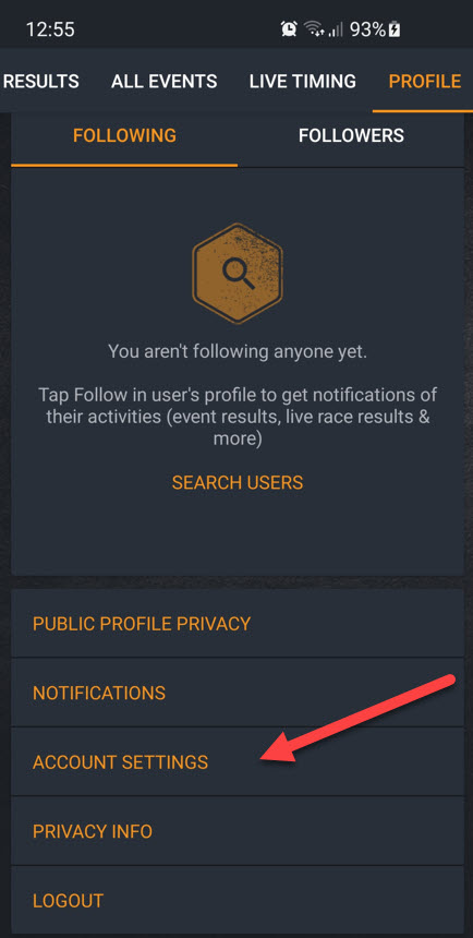 How to change the nickname in Speedhive app