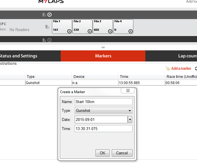 How can I start race in Timing & Scoring without a gunshot on the decoder?